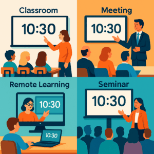 Digital Clock Interactive Whiteboard: Master Time in Classrooms and ...